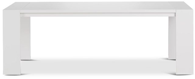 Linear White 87" Rectangular Table