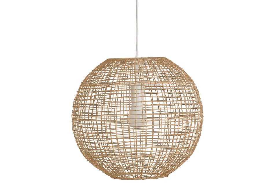 Rattan Large Round Pendant, (0)