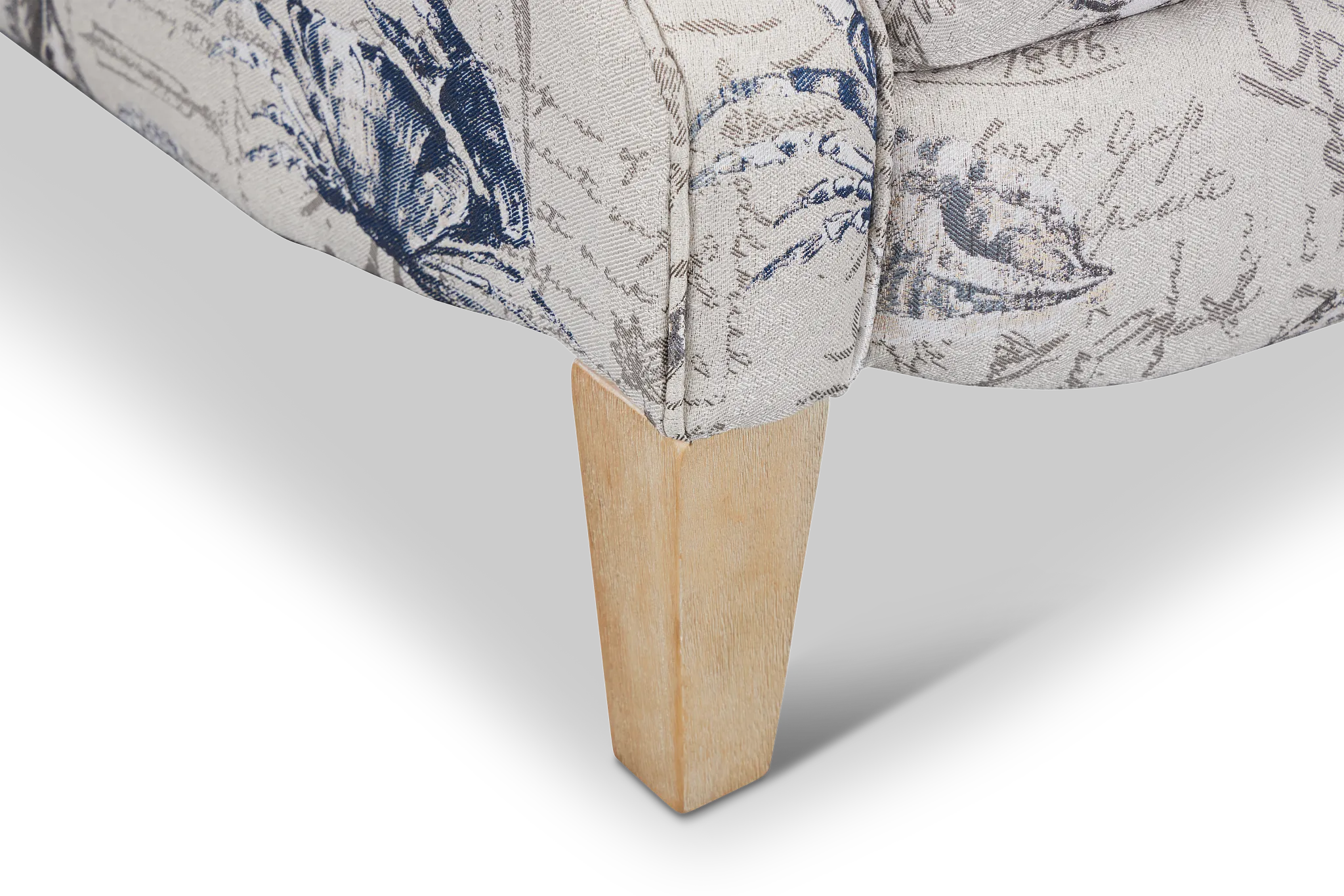 Shelly Light Beige Fabric Push Back Recliner