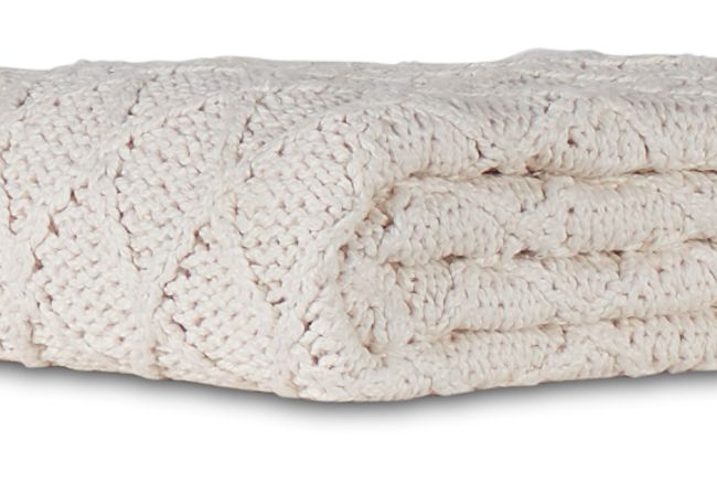 Catalina Ivory Throw