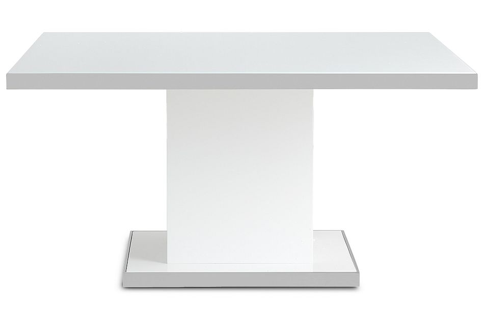 Miami White 59" Square Table