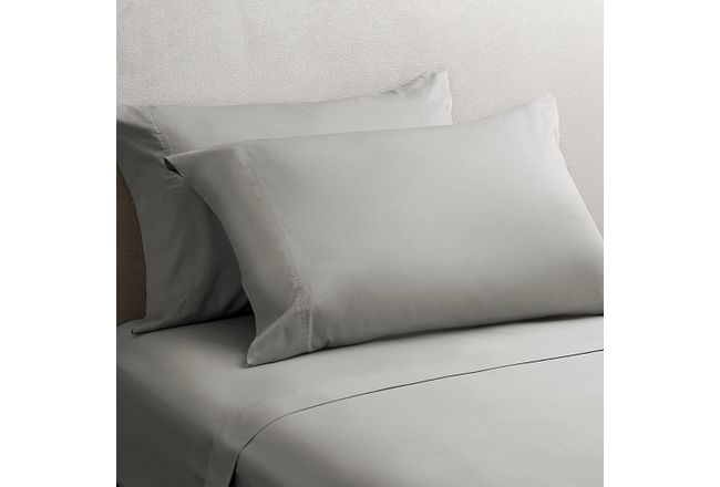 Cotton Sateen Gray 300 Thread Sheet Set