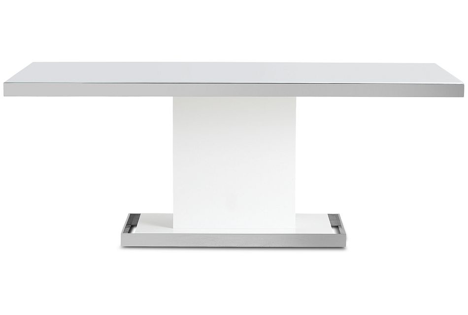 Miami White 78" Rectangular Table