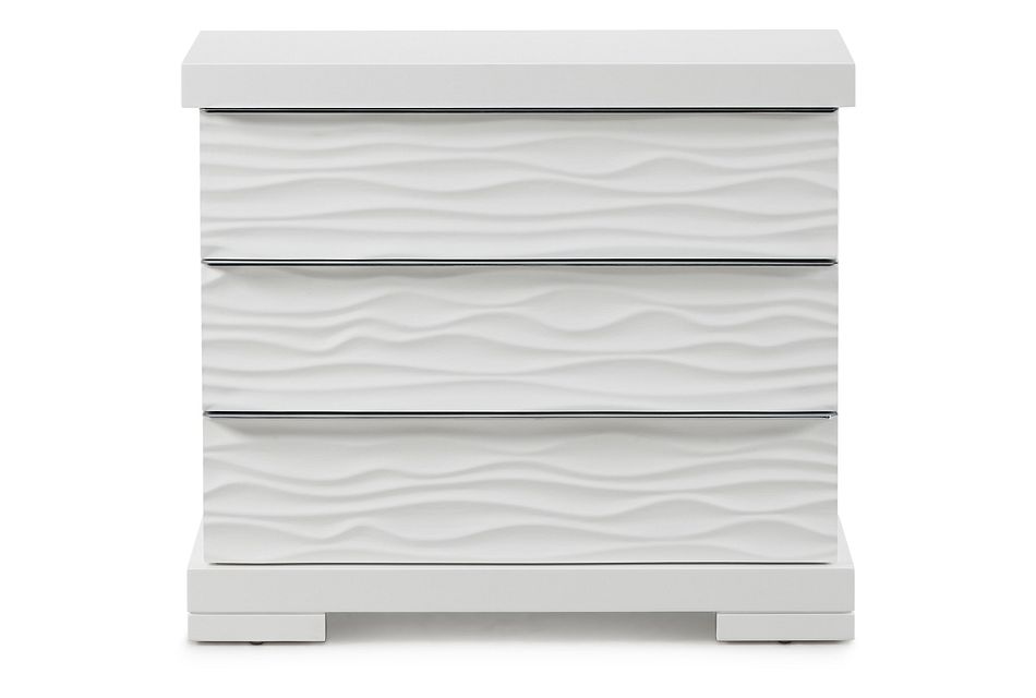 Ocean Drive White Nightstand