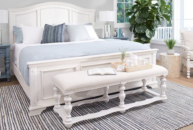 Savannah Ivory Panel Bed (2)