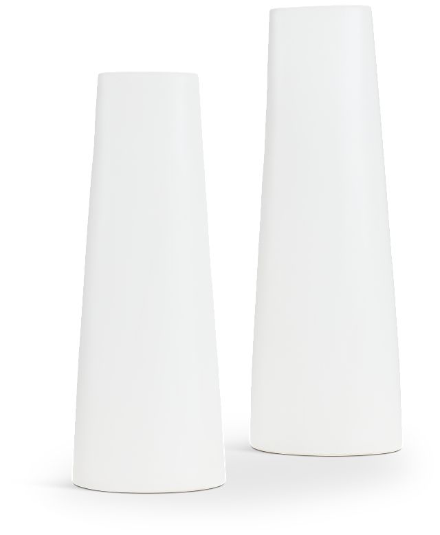 Jesse White Medium Vase