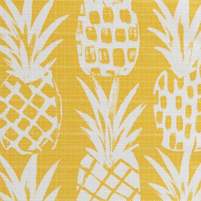 Pineapple Yellow Lumbar Indoor/outdoor Accent Pillow