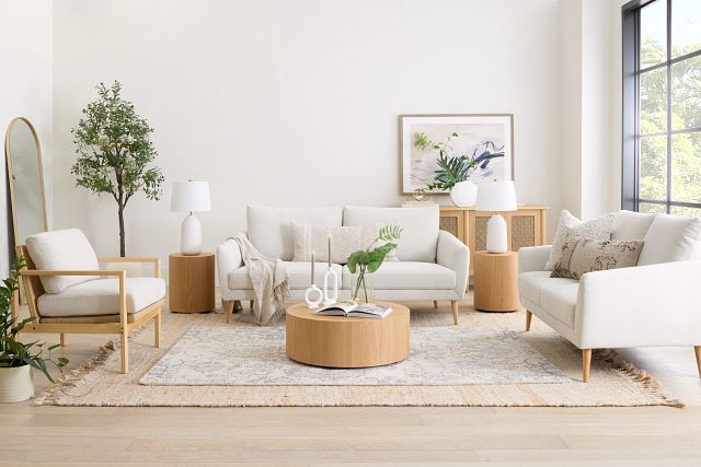 Konis Ivory Accent Chair