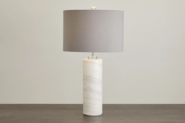 Pippi Gray Marble Table Lamp (0)