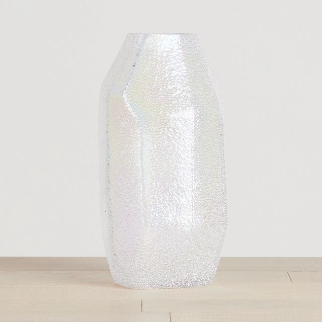 Silvia Large Silver Vase