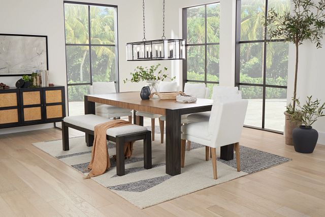 Jackson Two-tone Rectangular Table