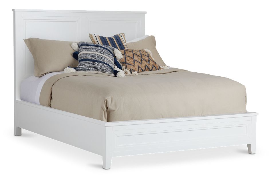 Nantucket White Platform Bed, Queen (0)