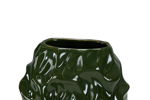 Terran Dark Green Large Vase