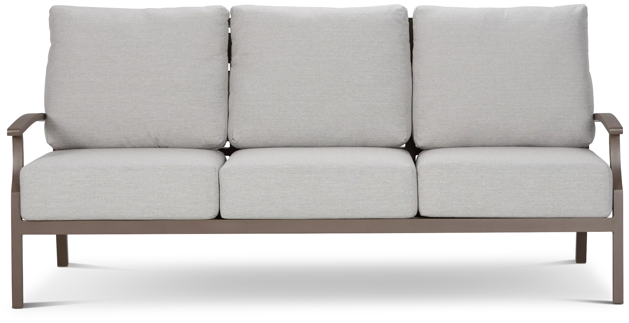 Raleigh Gray Aluminum Sofa