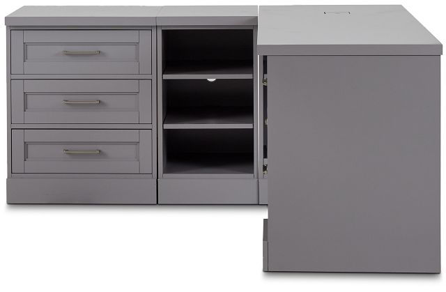 Newport Gray L Desk