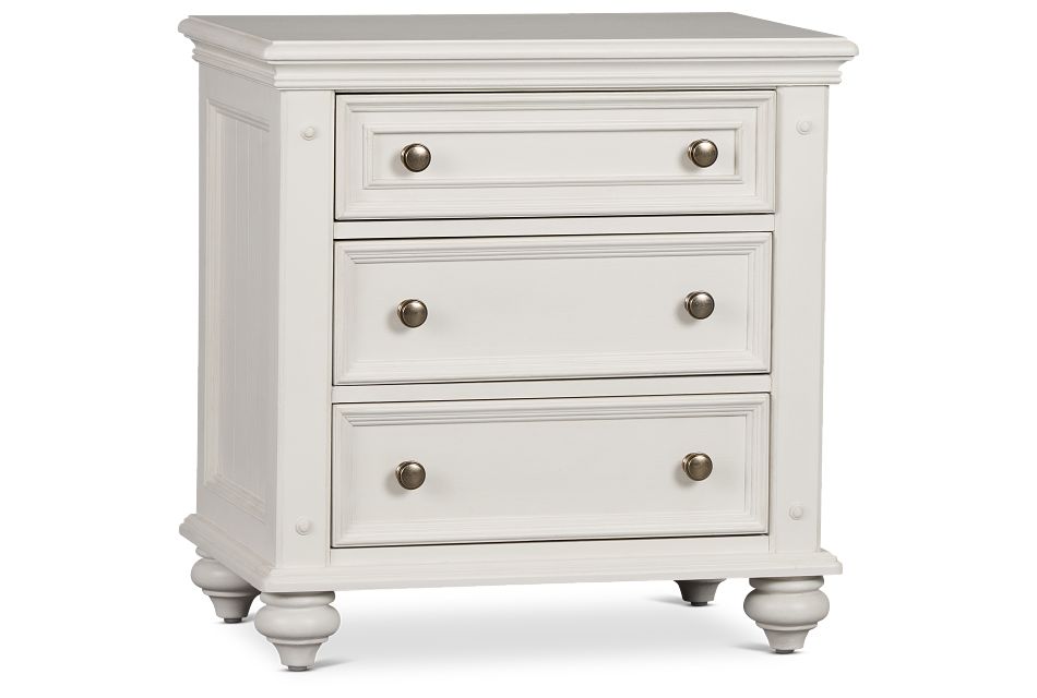 Savannah Ivory 3-drawer Nightstand