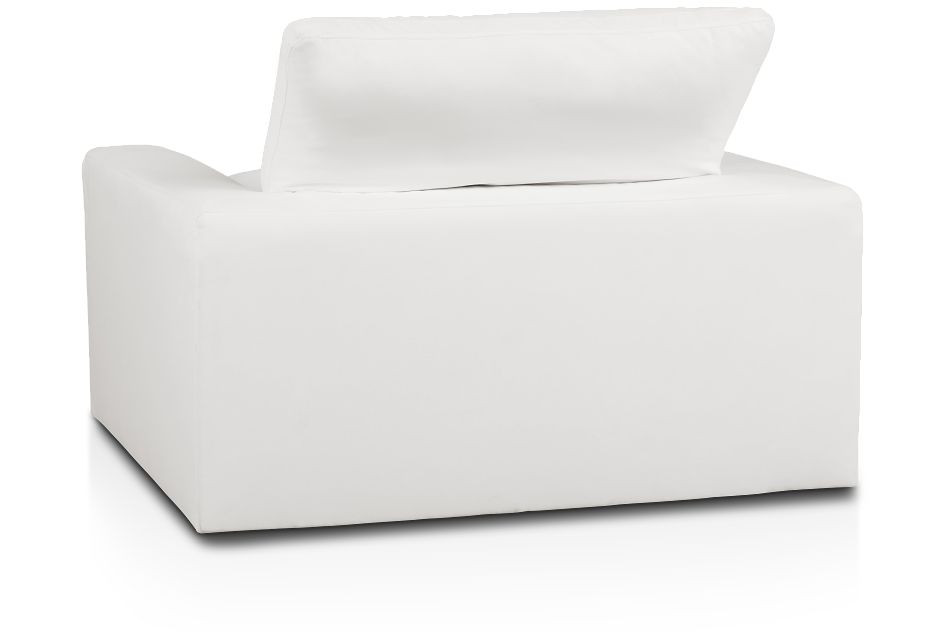Nixon White Fabric Chair
