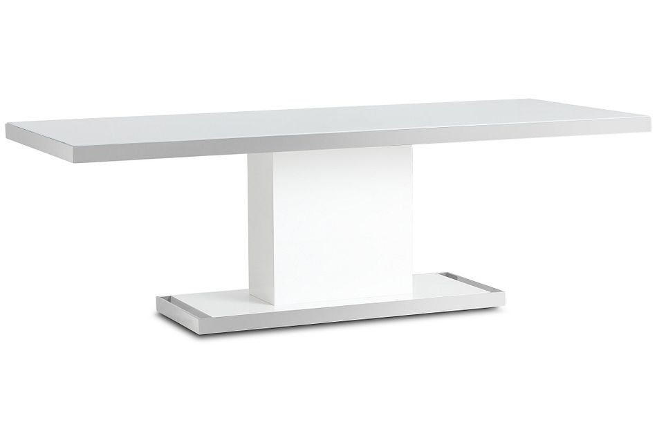 Miami White 94" Rectangular Table