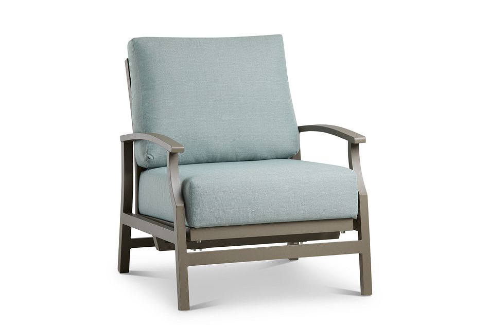 Raleigh Teal Rocking Chair