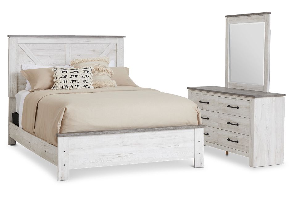 Blueridge Two-tone Panel Bedroom