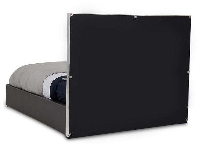 Cortina Gray Uph Platform Bed