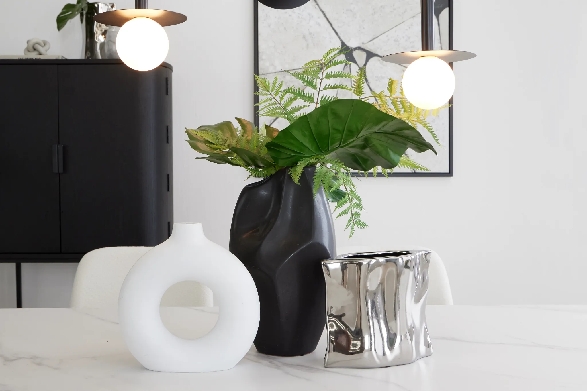 Addie Silver Small Vase