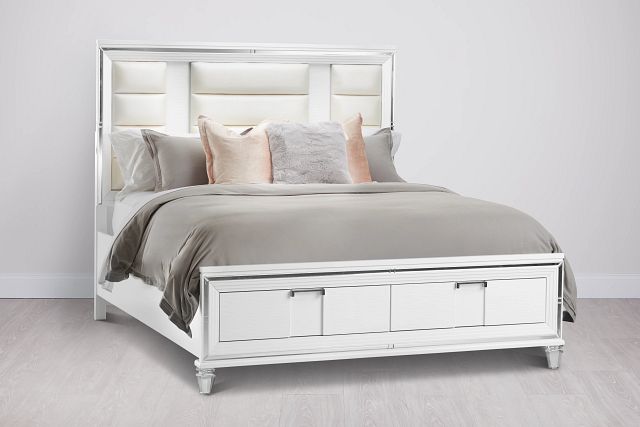Vegas White Platform Storage Bed (0)