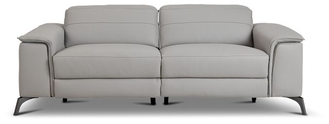 Pearson Gray Leather Sofa