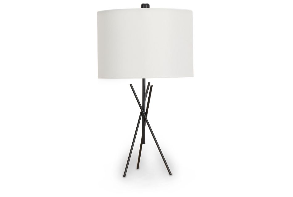 Tripod Metal Table Lamp, (0)