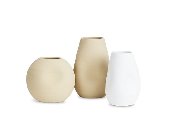 Alov White Vase