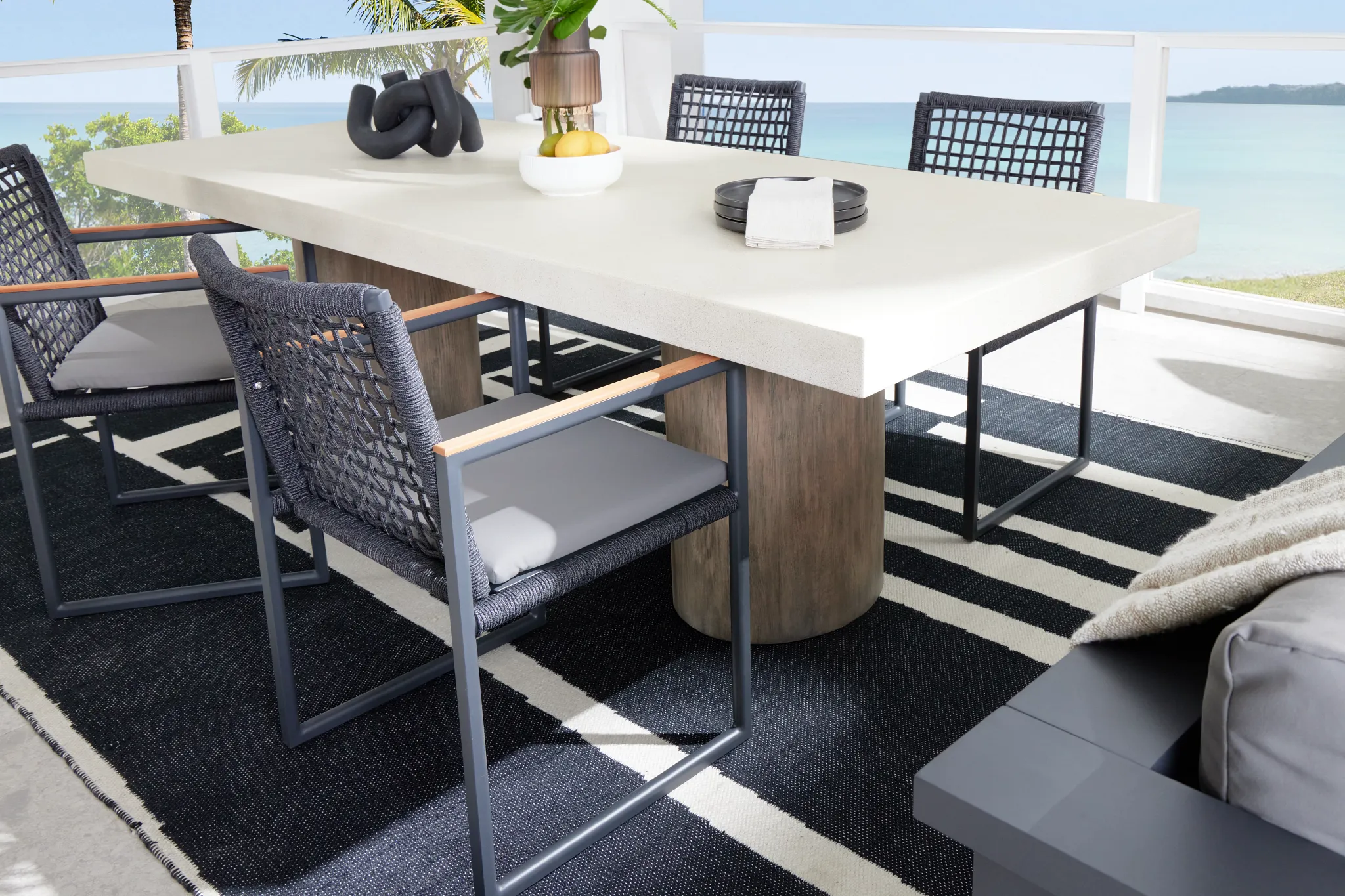 Jensen White Rectangular Table