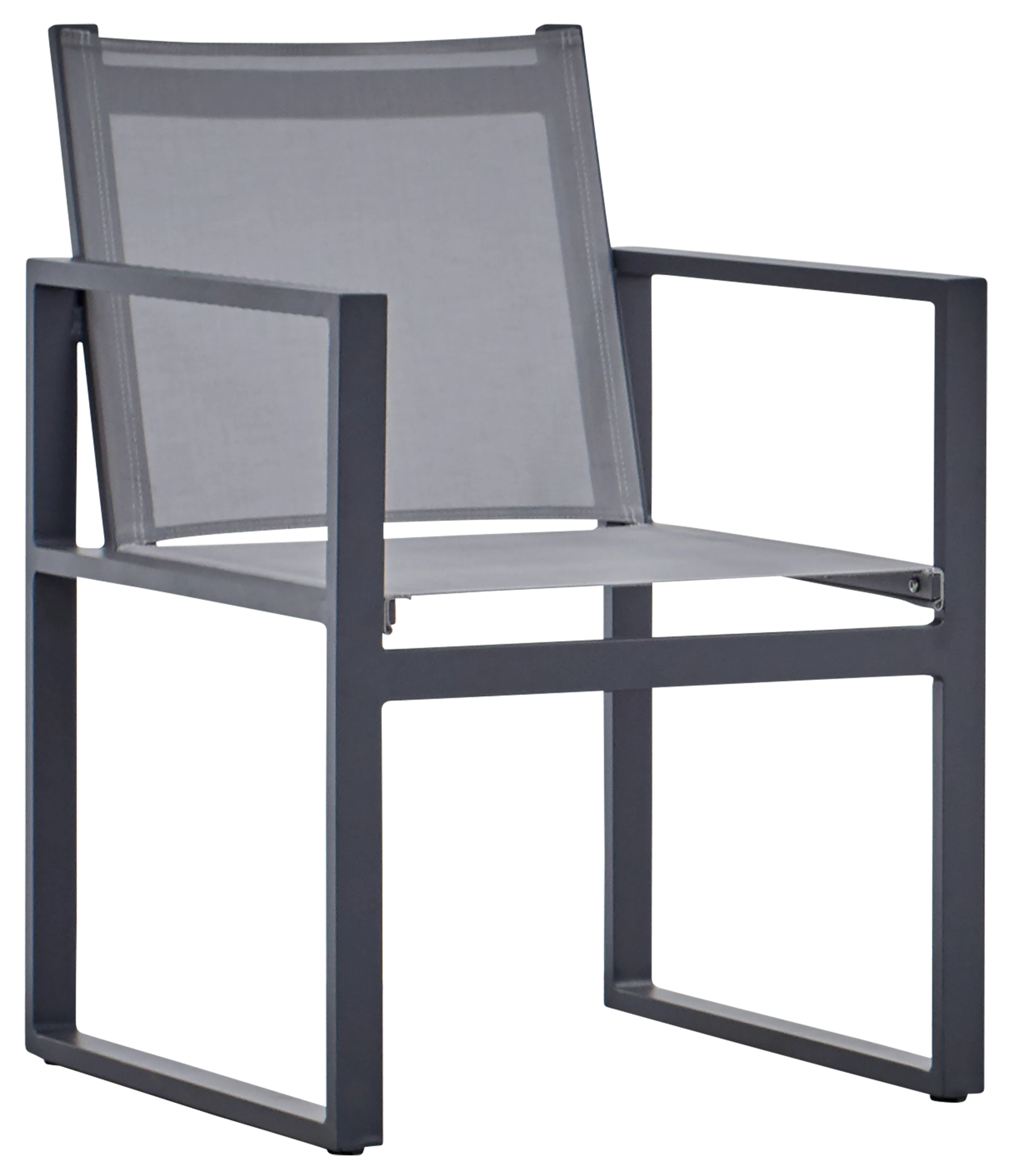Linear2 Dark Gray Sling Arm Chair
