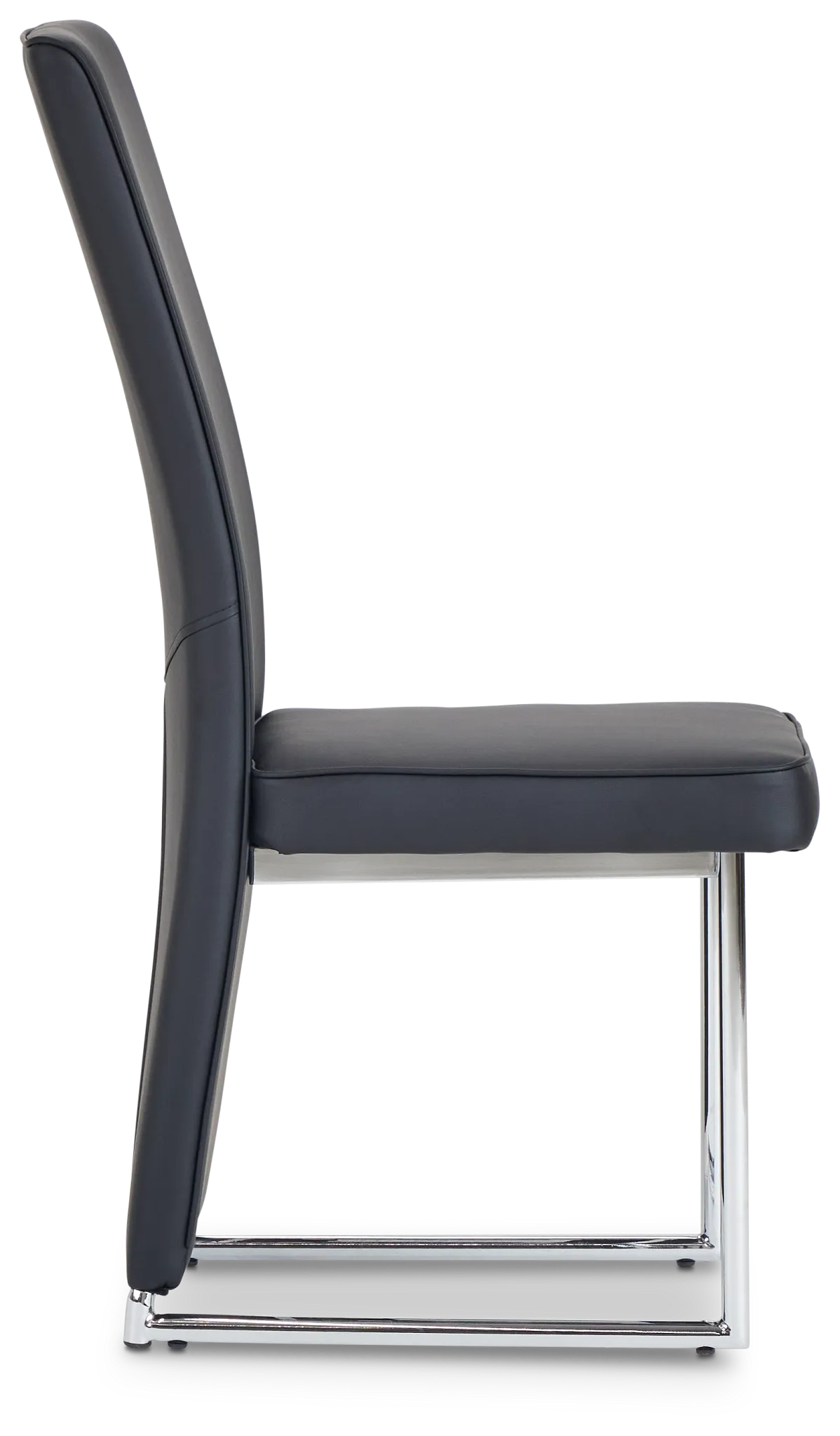 Paris Black Upholstered Side Chair