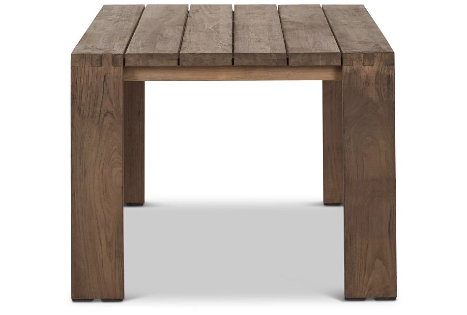 Linear Teak 70" Rectangular Table