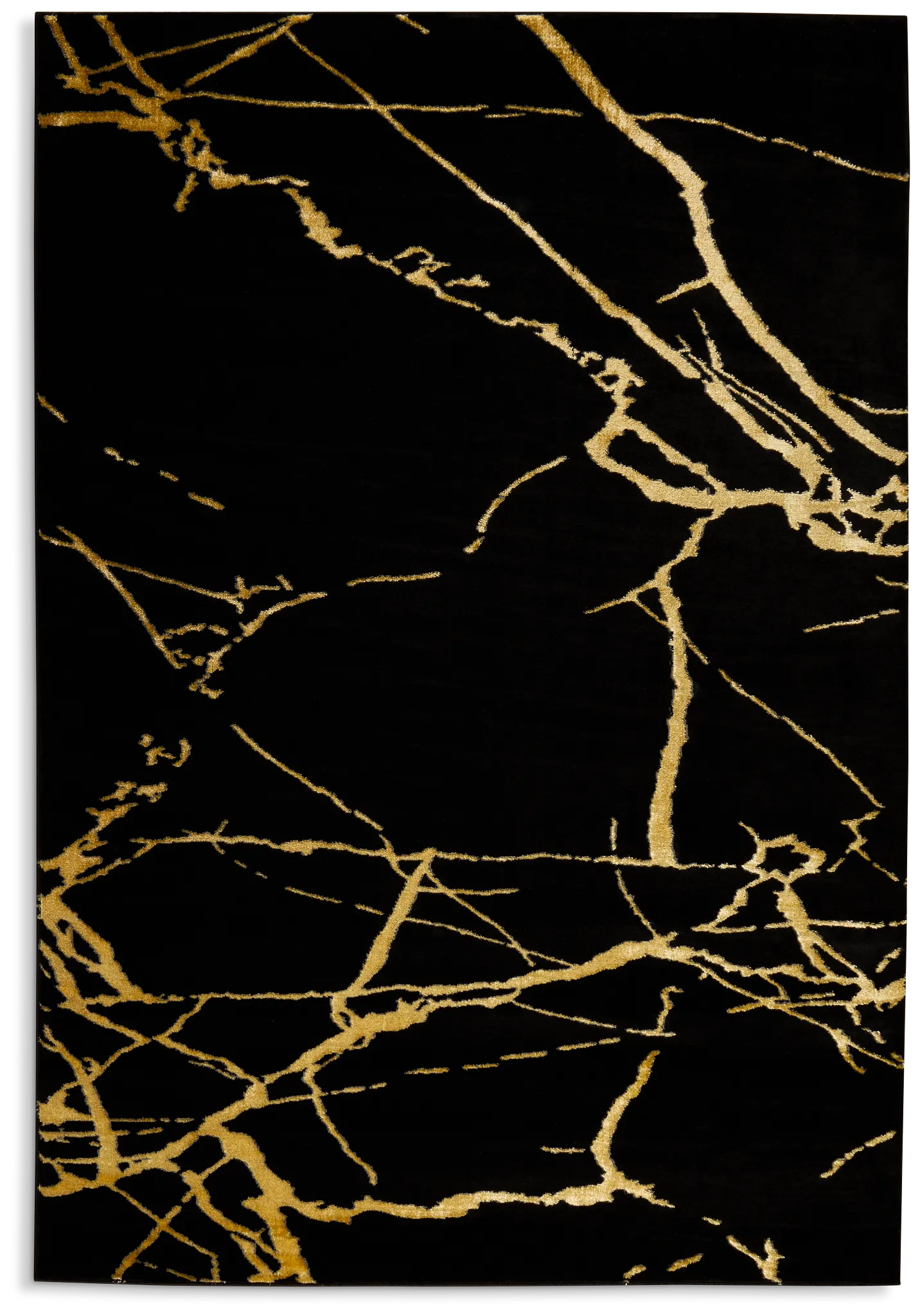 Carnicer Black 8x10 Area Rug