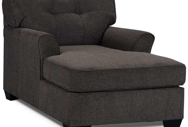 Alsen Dark Gray Micro Chaise