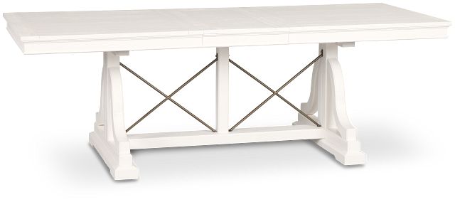 Heron Cove White Trestle Table (1)