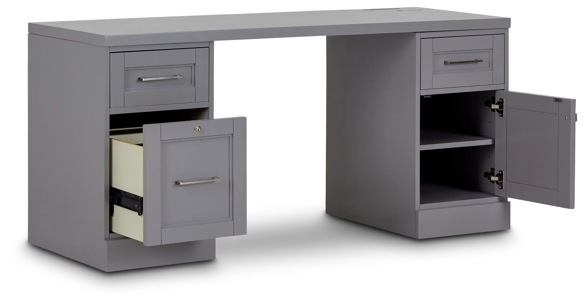 Newport Gray Writing Desk