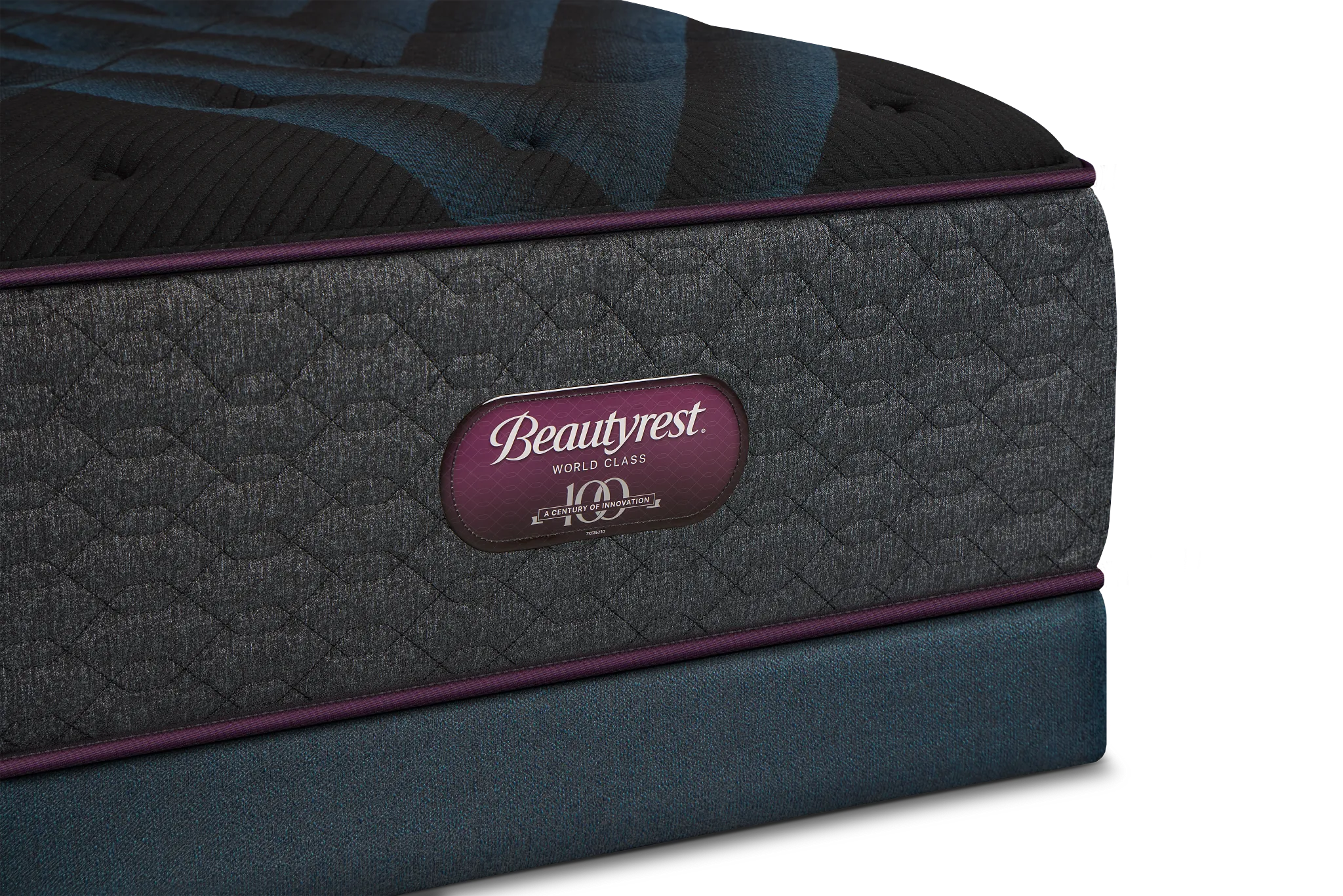 Beautyrest World Class Level 3 Plush Low-profile Mattress Set