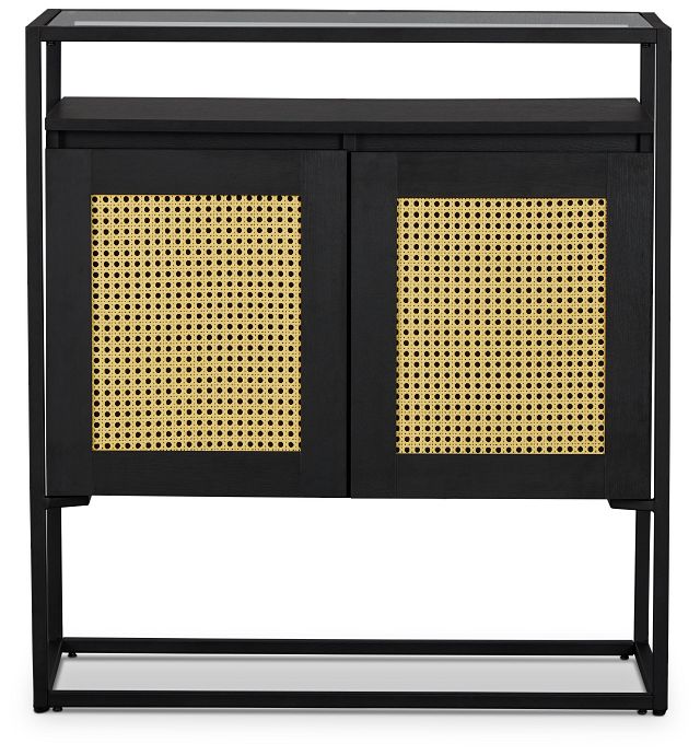 Dax Black Two-door Cabinet