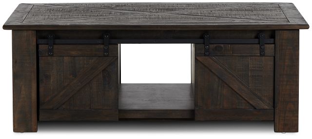 Garrett Dark Tone Castored Lift Coffee Table (1)