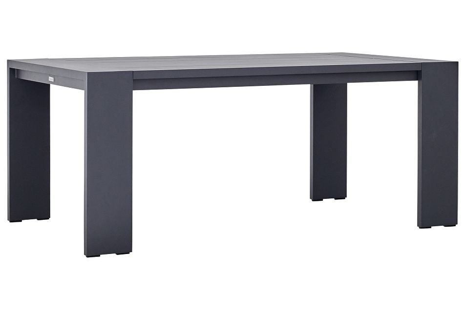 Linear Dark Gray 70" Rectangular Table