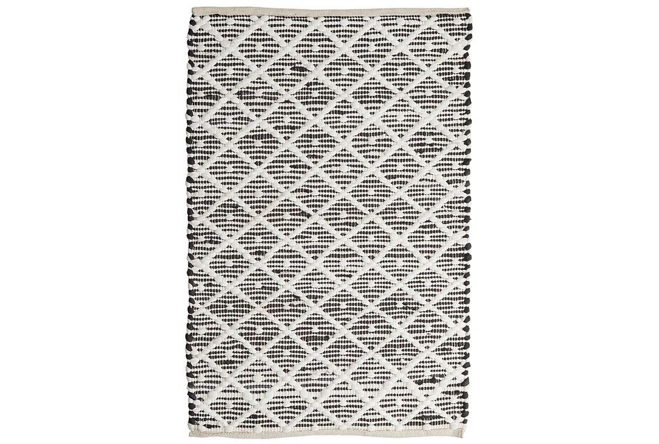 Auster Black 2x3 Area Rug