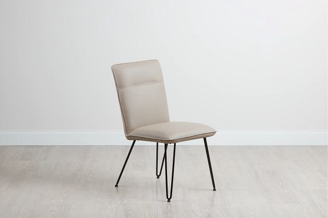 Demi Taupe Upholstered Side Chair