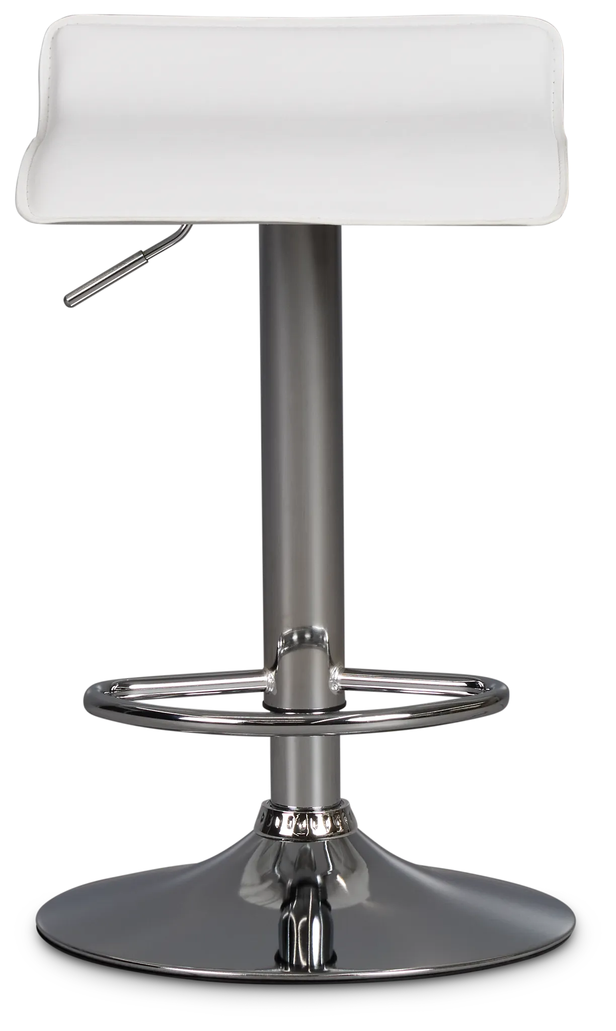 Colton White Adjustable Stool