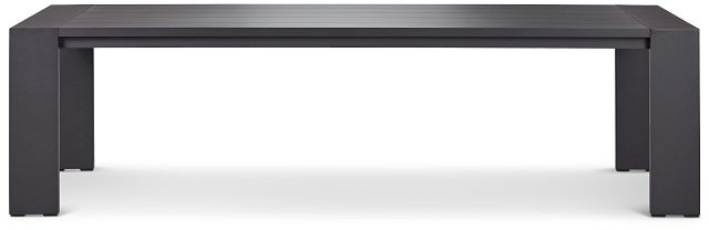 Linear Dark Gray 110" Rectangular Table (4)
