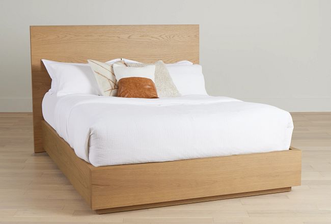 Haven Light Tone Platform Bed