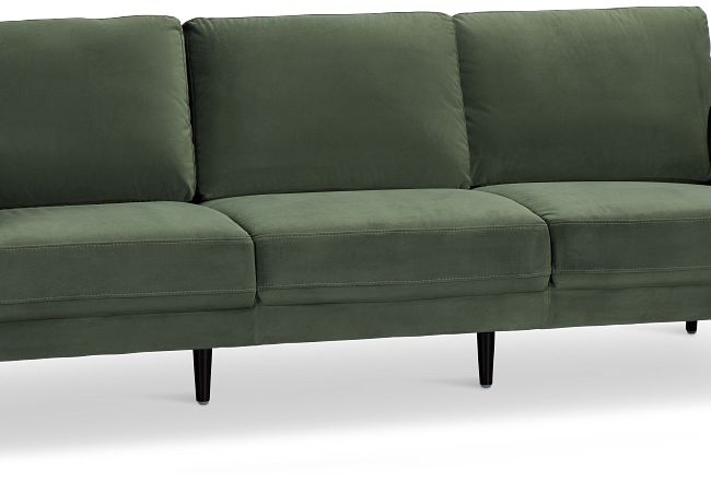 Nala Green Velvet Sofa