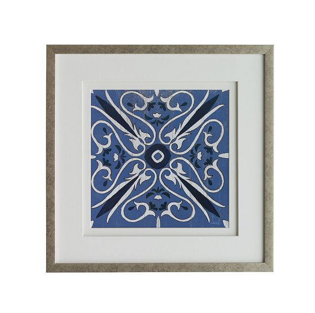 Lapis Dark Blue Framed Wall Art