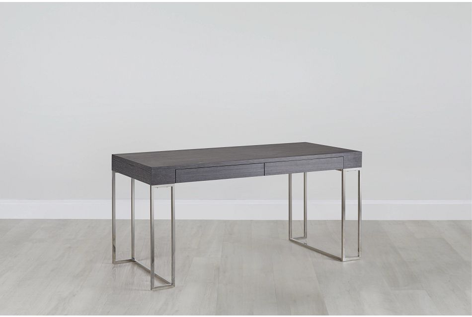 Vancouver Dark Gray Writing Desk